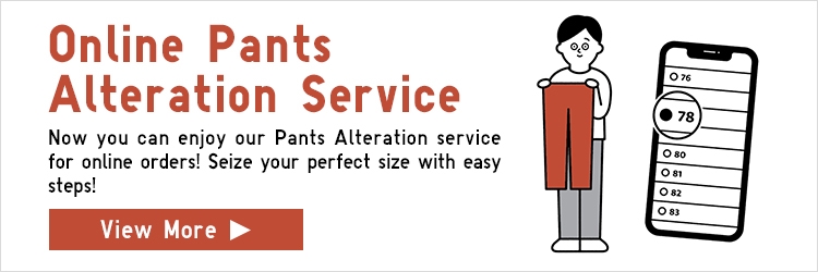 Pants Alteration Service | Measurement Method & Sewing Information ...