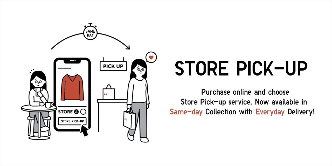 Store Pick-up Service | Same-day Delivery available & Free of charge ...